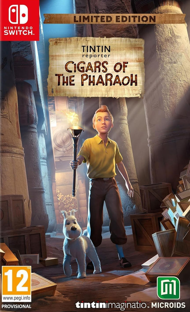Tintin Reporter Cigars of The Pharaoh Limited Edition (Nintendo Switch ...