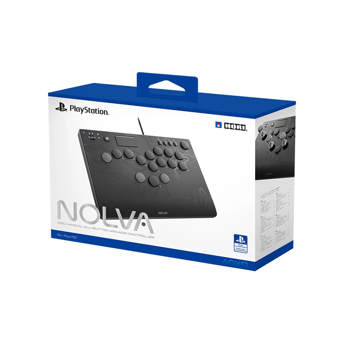 Hori Nolva Mechanical All-Button Arcade Controller for PS5 and PC ...