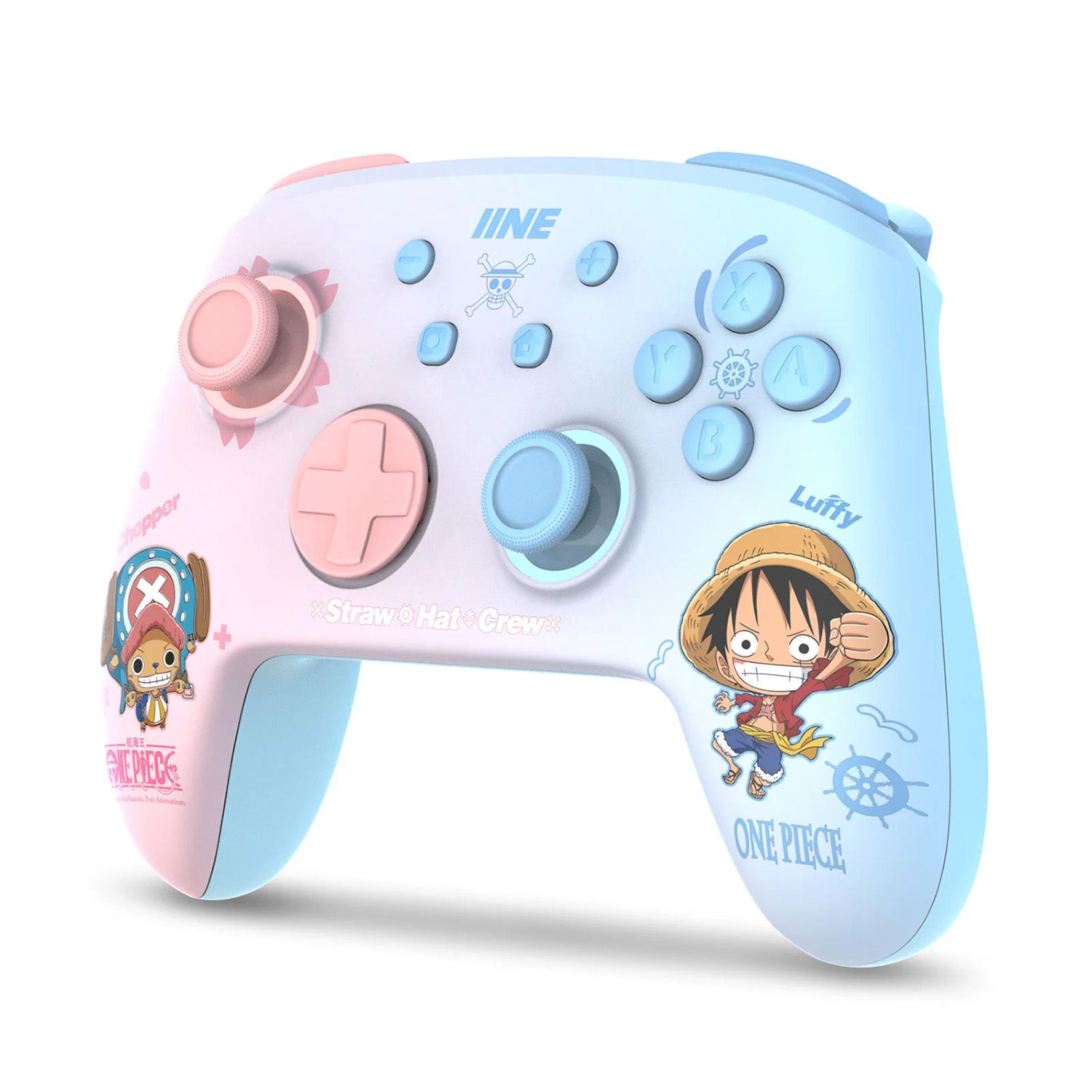 IINE Joypad Wireless Controller One Piece Luffy and Chopper for Ninten ...