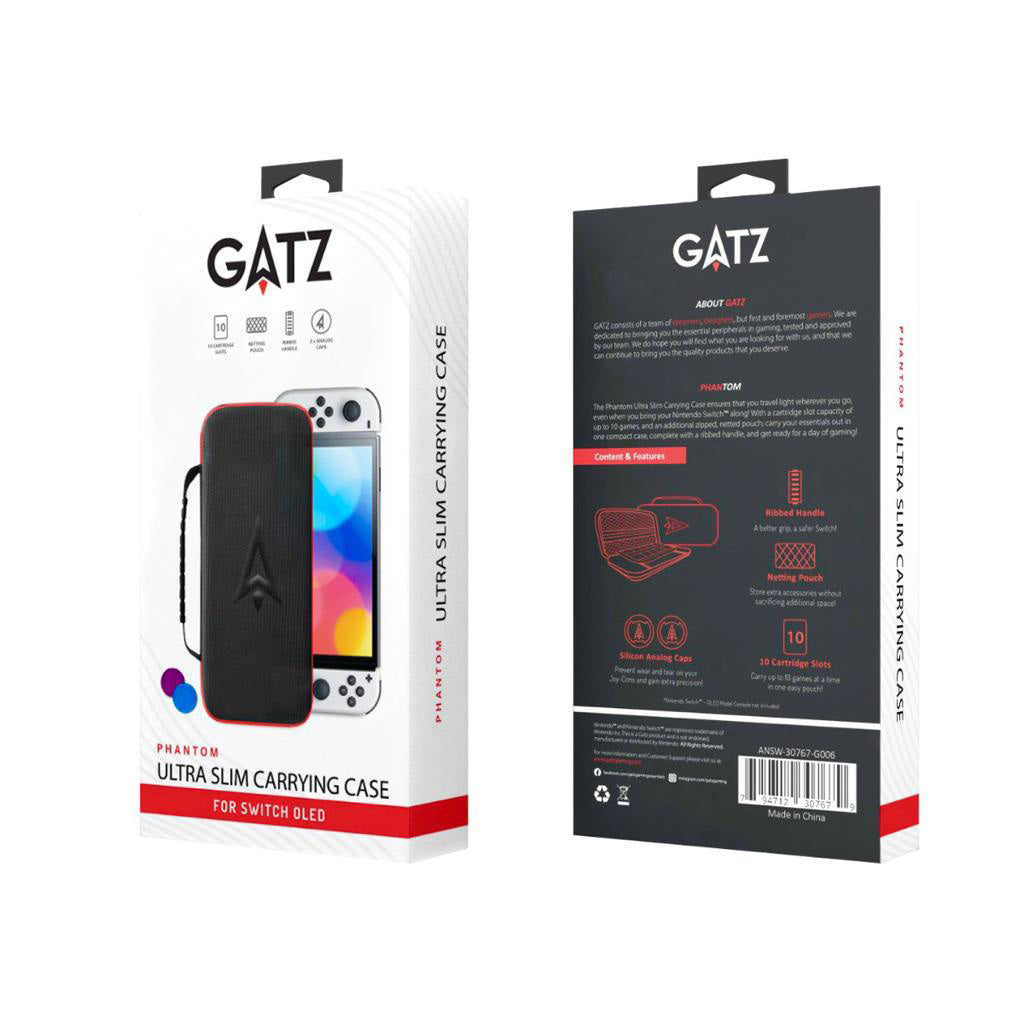 GATZ Phantom Ultra Slim Carrying Case for Nintendo Switch OLED ...